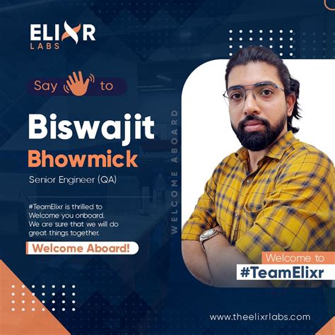 Elixr Labs On Linkedin Welcomeaboard Seniorengineer Qa Teamelixr Elixrlabs