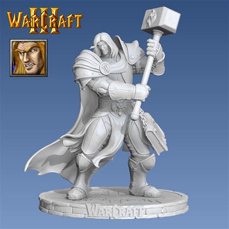 Archivo 3d Arthas Menethil Warcraft 3 Nueva Corrección 🦸 ・modelo De