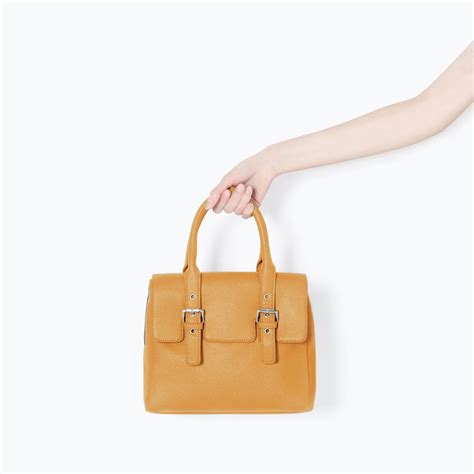 Buckled Mini City Bag Handbags Woman Zara United Kingdom City