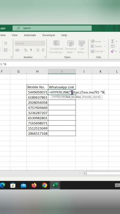 How To Link Whatsapp Number In Excel Sheet Exceltricks Viral