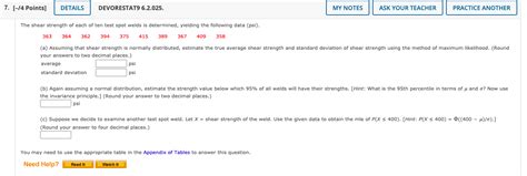 Solved 5 14 Points Details Devorestat9 62020 My Notes