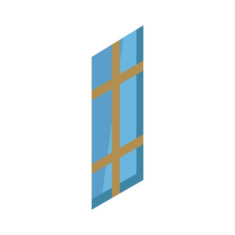 Isometric Window On White Background 2185177 Vector Art At Vecteezy
