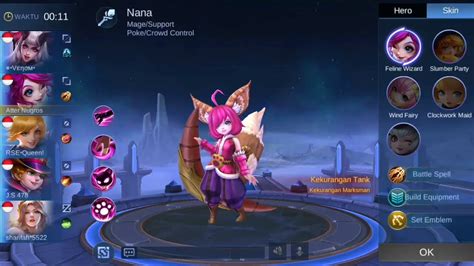 Nana Marksman Mobile Legend Youtube