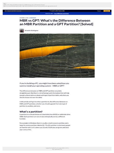 imp notes 015 mbr vs gpt what s the difference between an mbr