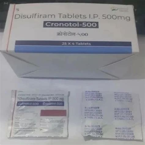 Disulfiram Tablets 500 Mg For Clinical At 95 Stripe In Nagpur ID