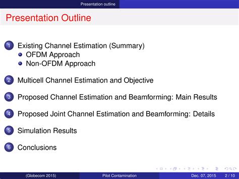 Pilot Contamination Mitigation For Wideband Massive Mimo Number Of Cells Vs Multipath Pdf