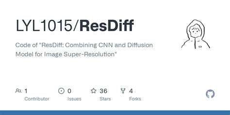 Github Lyl1015resdiff Code Of Resdiff Combining Cnn And Diffusion