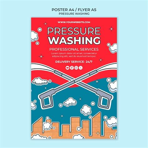 Free Psd Pressure Washing Template Design