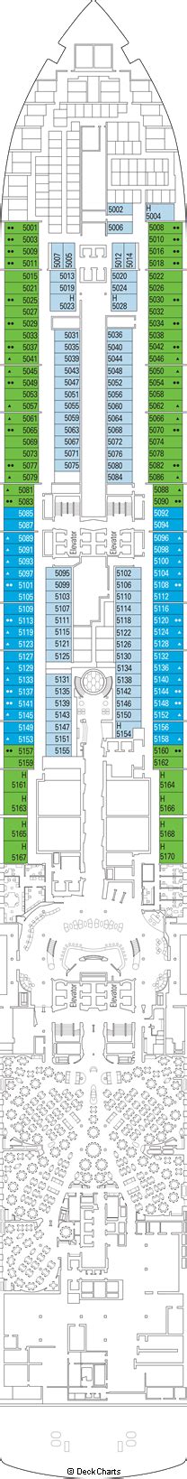 Msc Seashore Deck Plans Ship Layout Staterooms And Map Cruise Critic