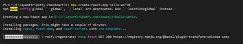 Creating A Sample Reactjs Application Using Vs Code Jayant Tripathy