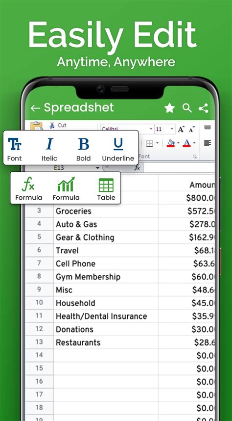 Xlsx Viewer Excel Reader Xls For Android Download