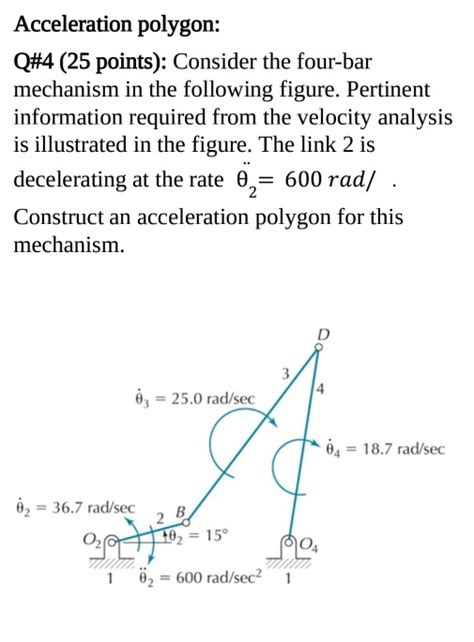 Solved Acceleration Polygon Q 4 25 Points Consider The