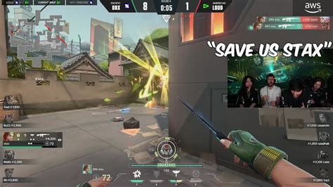 Tarik Reacts To Stax Clutch To Save The Round Vct Lockin Youtube
