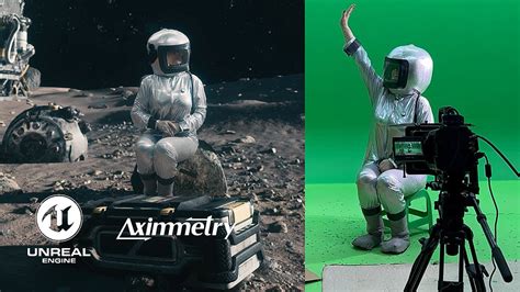 Unreal Engine 5 And Aximmetry Moon Scenes Realtime Render Youtube