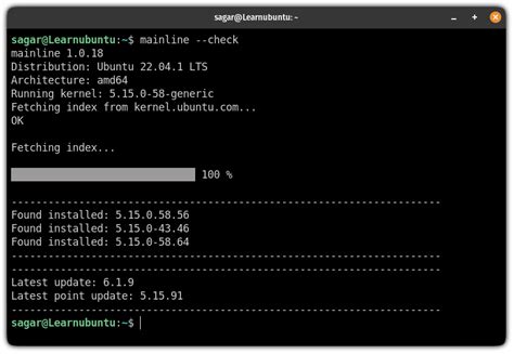 Install Mainline Linux Kernel In Ubuntu Command Line