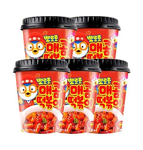아이코닉스 뽀로로 떡볶이 매콤 16개 티몬