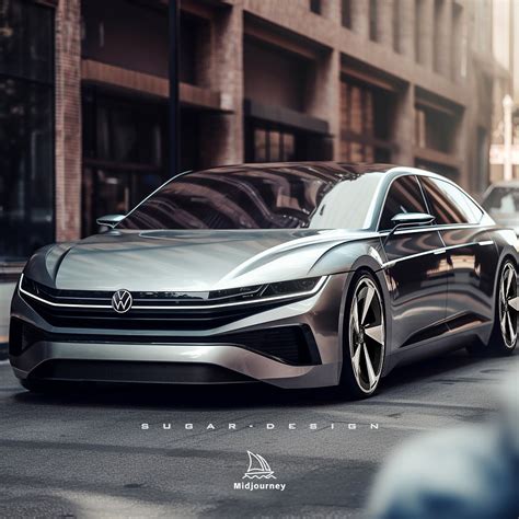 Ai Designed Volkswagen Sedan Looks Just Like A Taycan Based Ev Rather Than An Id 7 Autoevolution