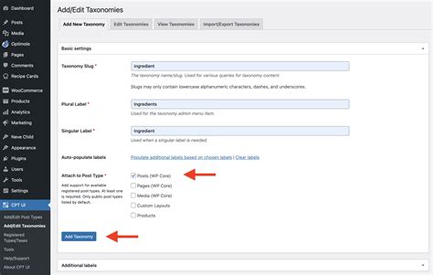 how to display custom taxonomies in post meta using neve pro
