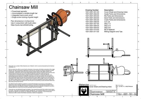 Chainsaw Mill Plans Makercise