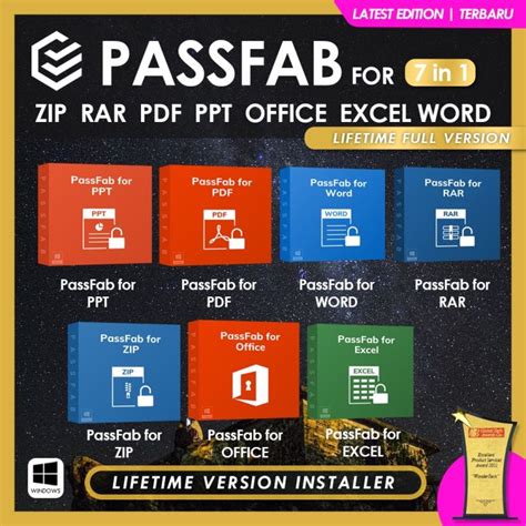 100 Works Passfab 2023 Full Set 7 In 1 Unlock Pass Software Lifetime Full Version Lazada