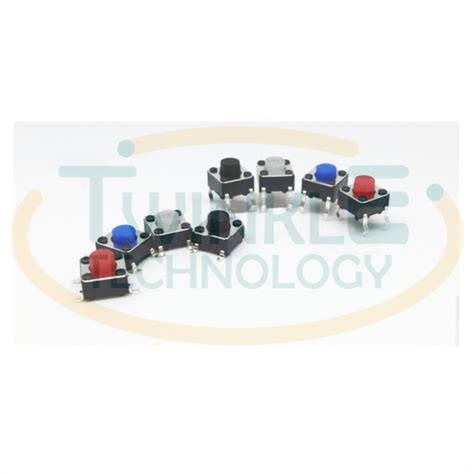 Push Button Tactile Switch Tact Momentary Smd Through Hole 6 Mm X 6 Mm