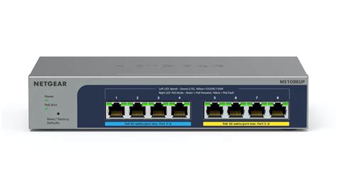 Netgear 8 Port Ultra60 2 5 Gigabit Ethernet Plus Switchboard 230w With Poe Harvey Norman New
