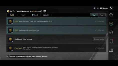 Bgmi M21 Week 1 Missions Youtube