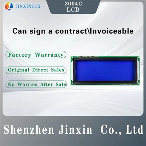 high performance 2004 20 4 20x4 lcd blue yellow green led backlight lcd