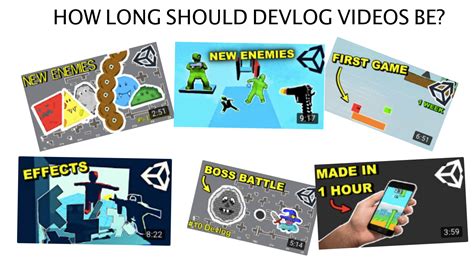 what do you think how long should game devlog videos be r