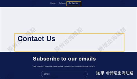 【shopify】contact Us页面如何插入contact Us表格？ 知乎