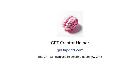Gpt Creator Helper Gpts Features And Functions Examples And Prompts