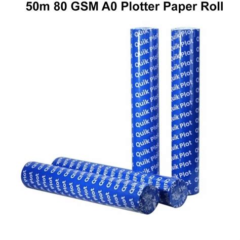 50m 80 Gsm A0 Plotter Paper Roll At ₹ 442roll Plotter Paper In