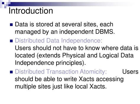 Ppt Distributed Databases Powerpoint Presentation Free Download Id2983580