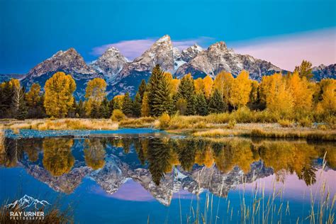 Grand Teton Schwabacher Landing Capture Sunrise Moments Today — Ray