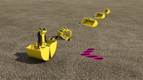 FS Bucket Pack Yellow V FS Implements Tools Mod Download