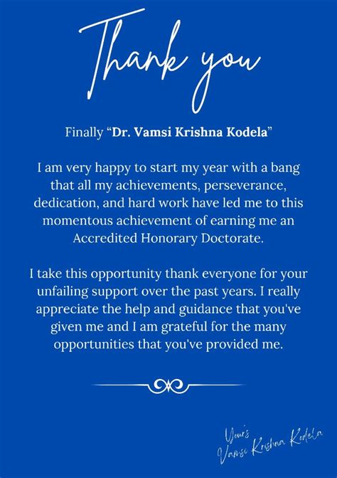 Drvamsi Krishna Kodela On Linkedin Finally Dr Vamsi Krishna Kodela