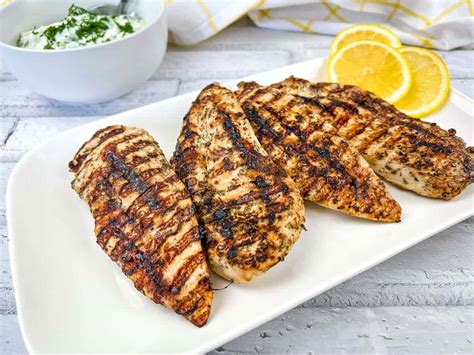 Ninja Woodfire Grilled Greek Chicken Breasts Grill What You Love