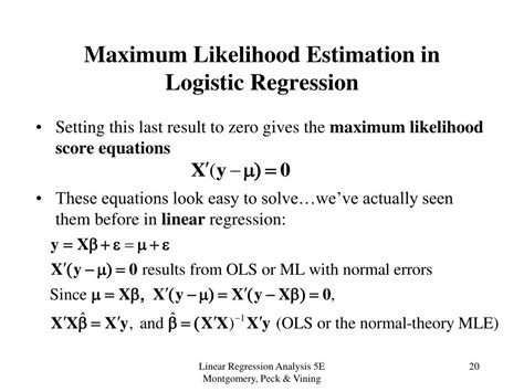 Ppt Chapter Generalized Linear Models Powerpoint Presentation