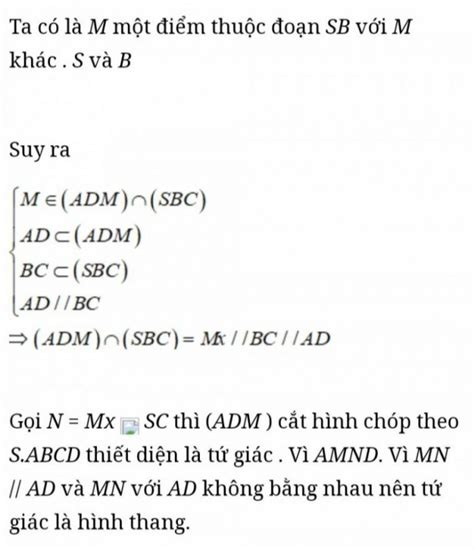 Cho hình chóp S ABCD đáy ABCD là hình bình hành có AB CD và AB 3CD