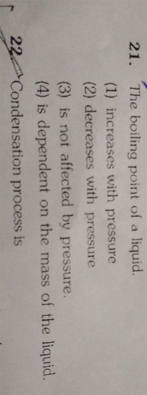 The Boiling Point Of A Liquid Filo