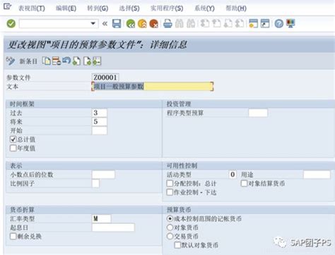 跟着团子学sap Ps 后台篇 项目（内部订单）预算参数文件 Ops9跟着团子学sap Ps 后台篇 项目内部订单预算参数文件。 Csdn博客