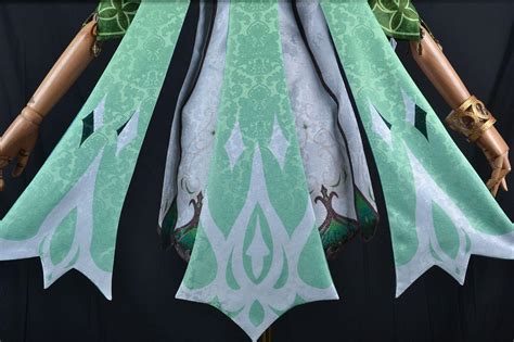 Genshin Impact Nahida Cosplay Costume Womens Anime Uniform Dress Suit
