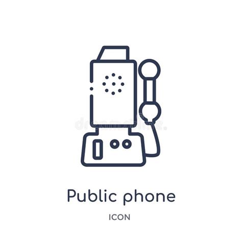 Linear Public Work Icon From Humans Outline Collection Thin Line Public Work Icon Isolated On