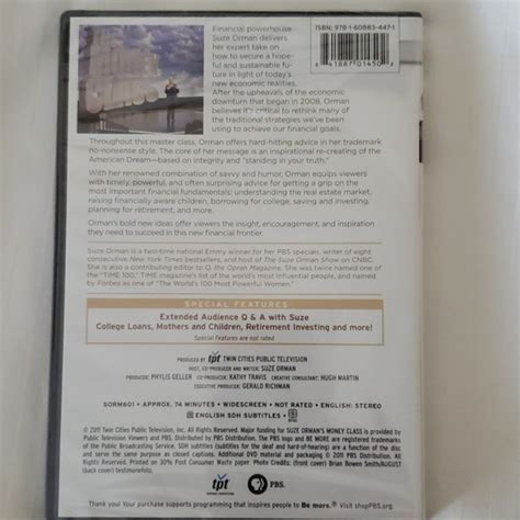 Dvd Media Suzie Ormans Money Class On Dvd Poshmark