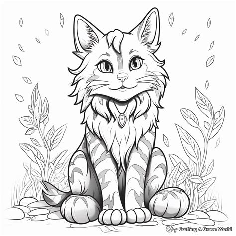 Maine Coon Cat Coloring Pages Free And Printable