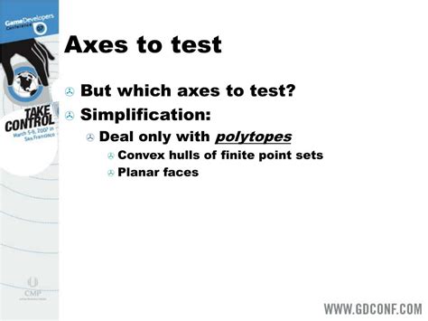 Ppt Collisions Using Separating Axis Tests Powerpoint Presentation