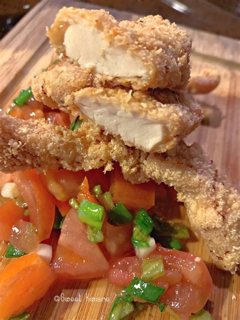 Le fingers de poulet panés au manioc Sweet Kwisine