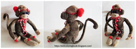 Sock Dolls For Your Doll The Doll Coloring Book