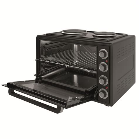 Мини готварска печка с фурна и котлони 60л Eo 6020 B Foreti ⋆ Masterhaus