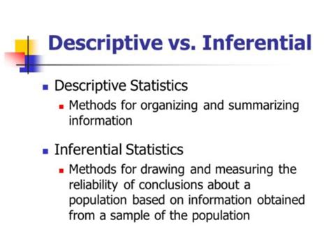 Descriptive Vs Inferential Statistics Which Is Better Why